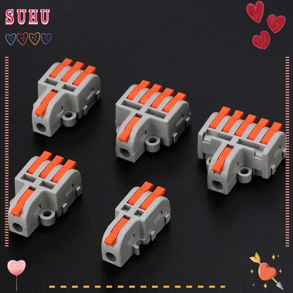 SUHU Quick Terminal Block, Compact Mini Wire Connector, Docking ...