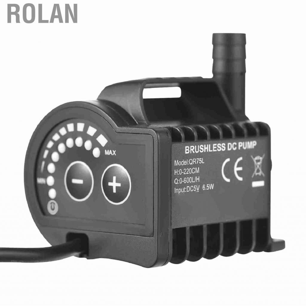 Rolan Rolan-th Mini 5V Electric การปรับความเร็ว 8 ปั๊มน้ำพุขนาดเล็กล ...