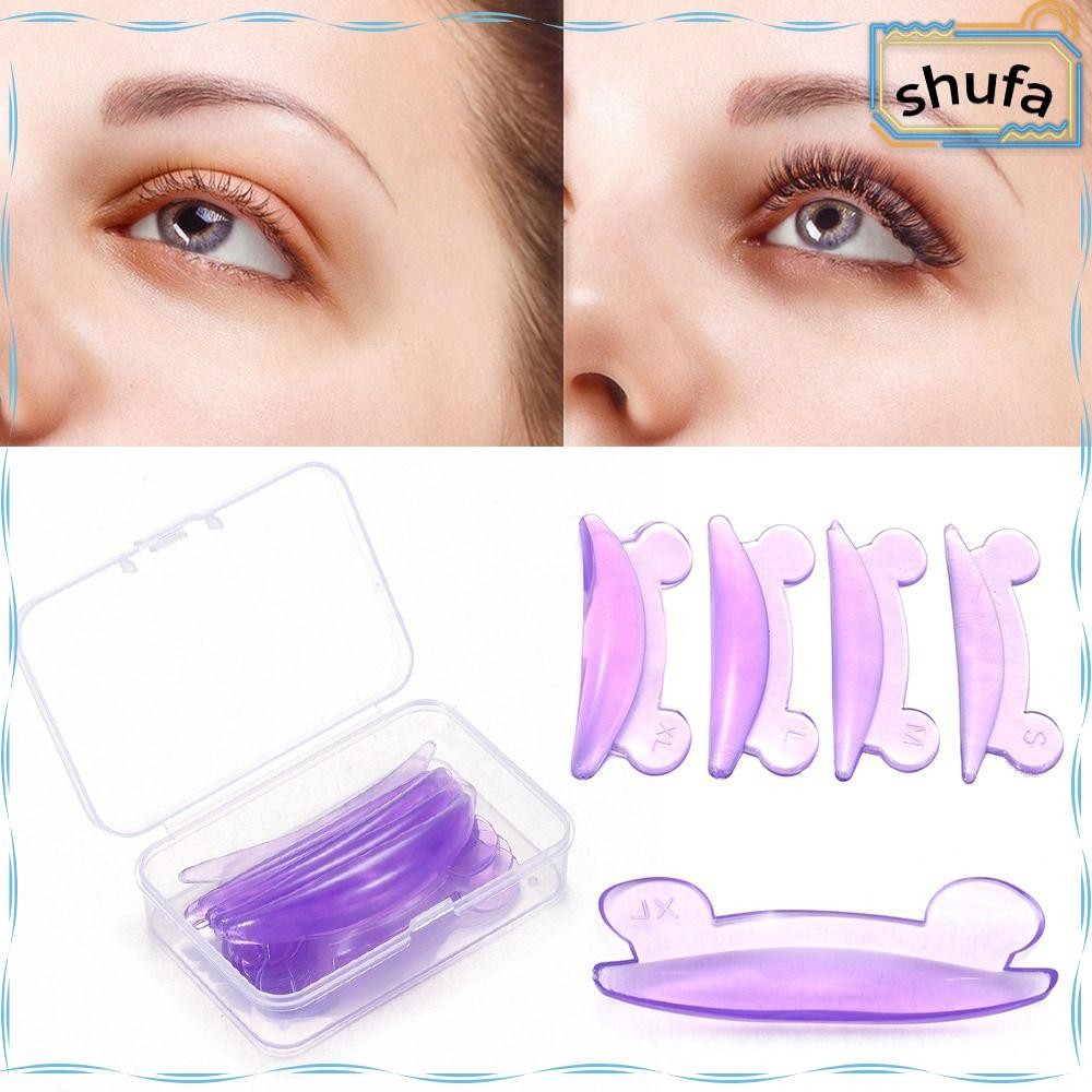 SHUFA 4 คู่หมีรูปร่าง Lash Lift Perm Pad, Applicator เครื่องมือนํามาใช้ ...