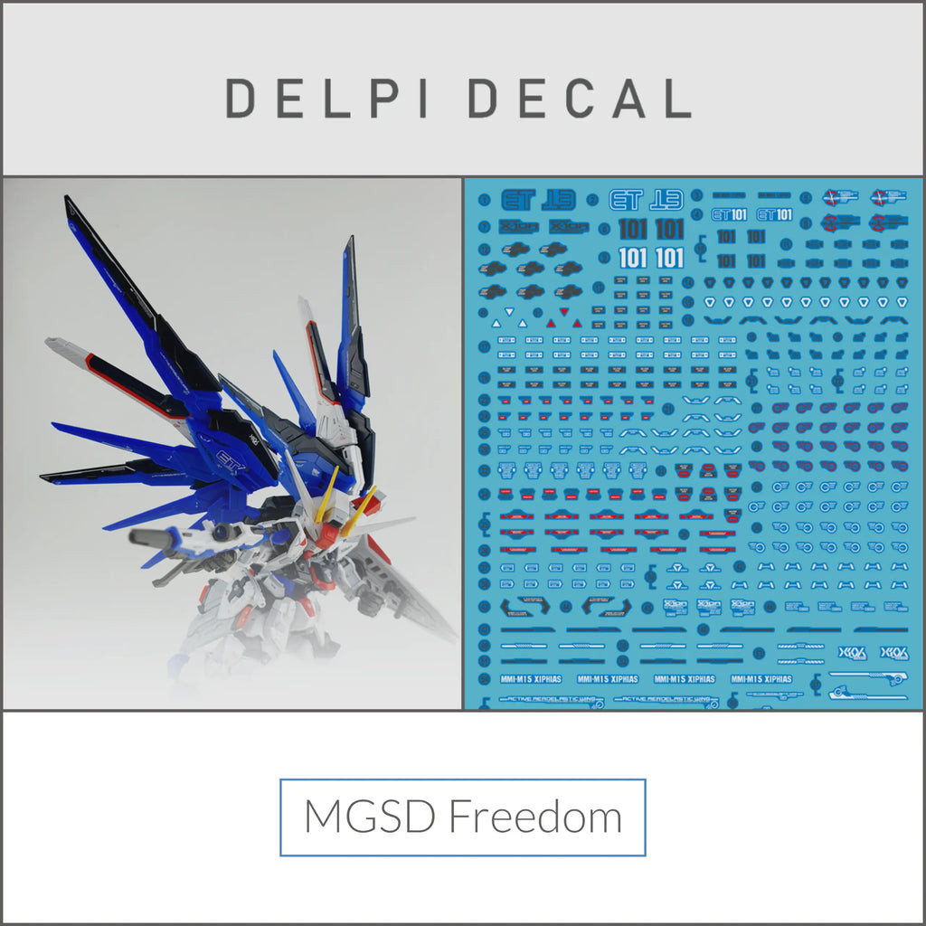 Delpi Decal (ดีคอลน้ำ) MGSD Freedom | Shopee Thailand