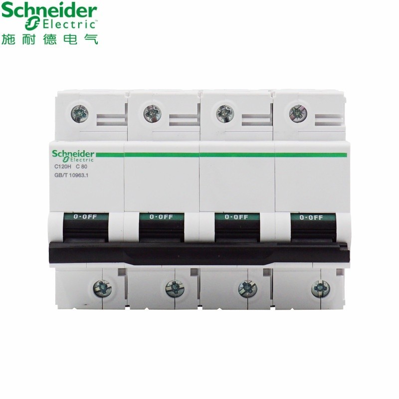 ☆Schneider electric High power Circuit Breaker C120H 4p C type 63A 80A ...