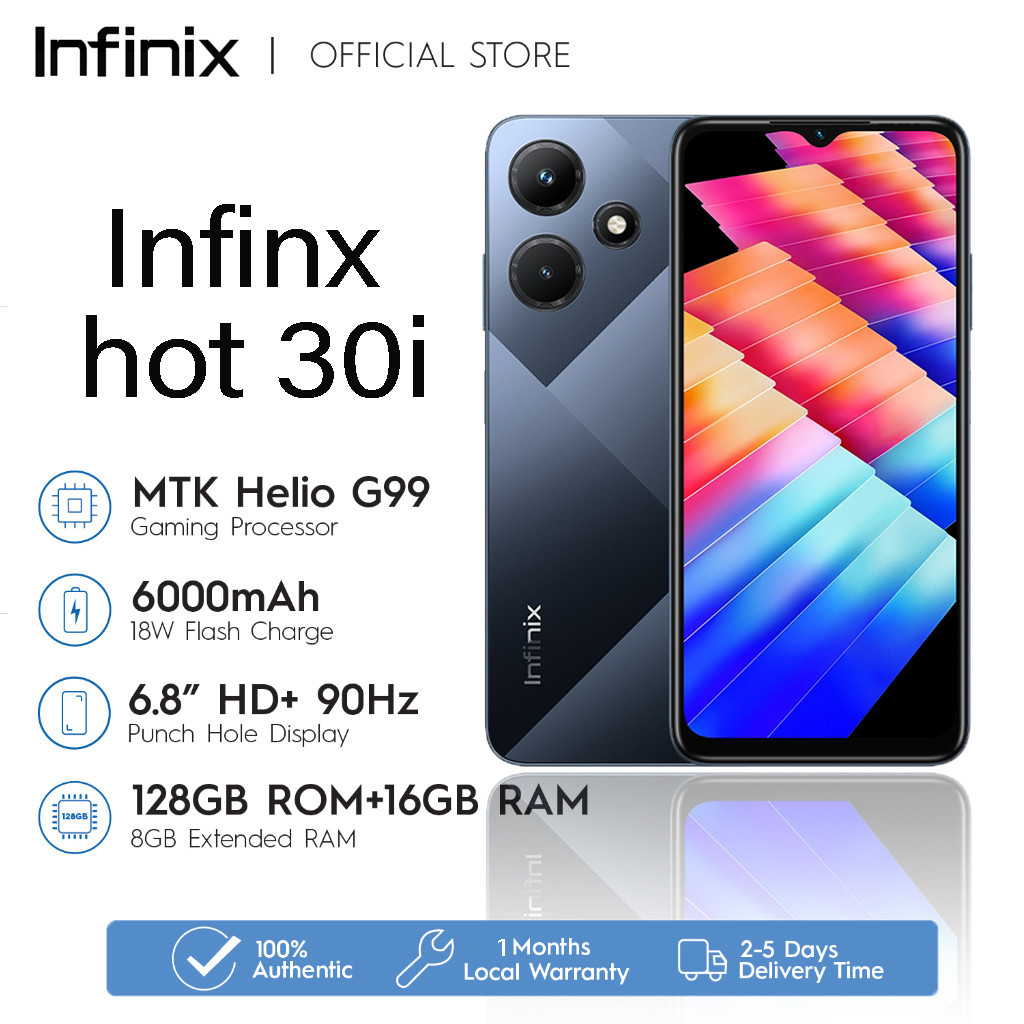 Infinx hot 30i โทรศัพท์มือถือเดิมขายโทรศัพท์มือถือ 12GB + 512GB มาร์ท ...
