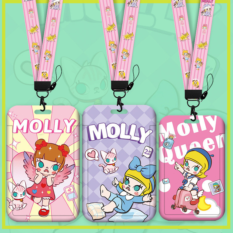 MOLLY หมีเวอร์ชั่นใหม่ค่ะ ที่ใส่บัตร พร้อมสายคล้องคอ ป้ายห้อยบัตรพนักงาน/บัตรนักเรียน ใส่คีย์ ...