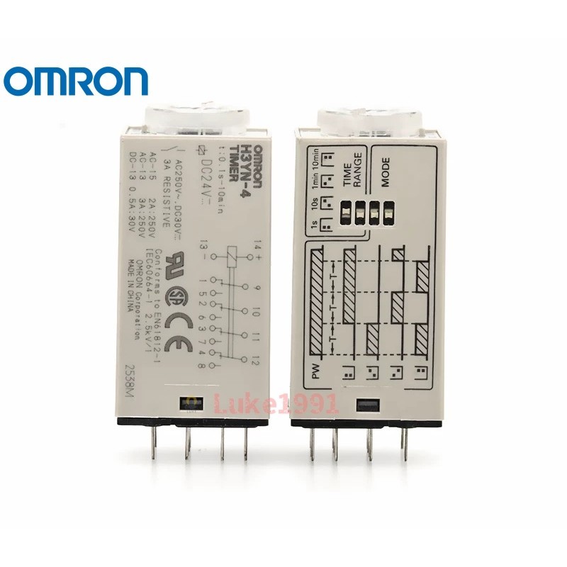 Omron รีเลย์เวลา H3YN-2 21 H3YN-4 จับเวลาแบบปรับได้24DC | Shopee Thailand