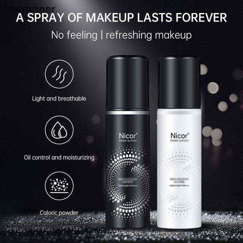 【Lemon】Nicor สเปรย์ช่วยให้เครื่องสำอางติดทน ผิวกระจ่างใส ไม่ไหลเยิ้ม ...