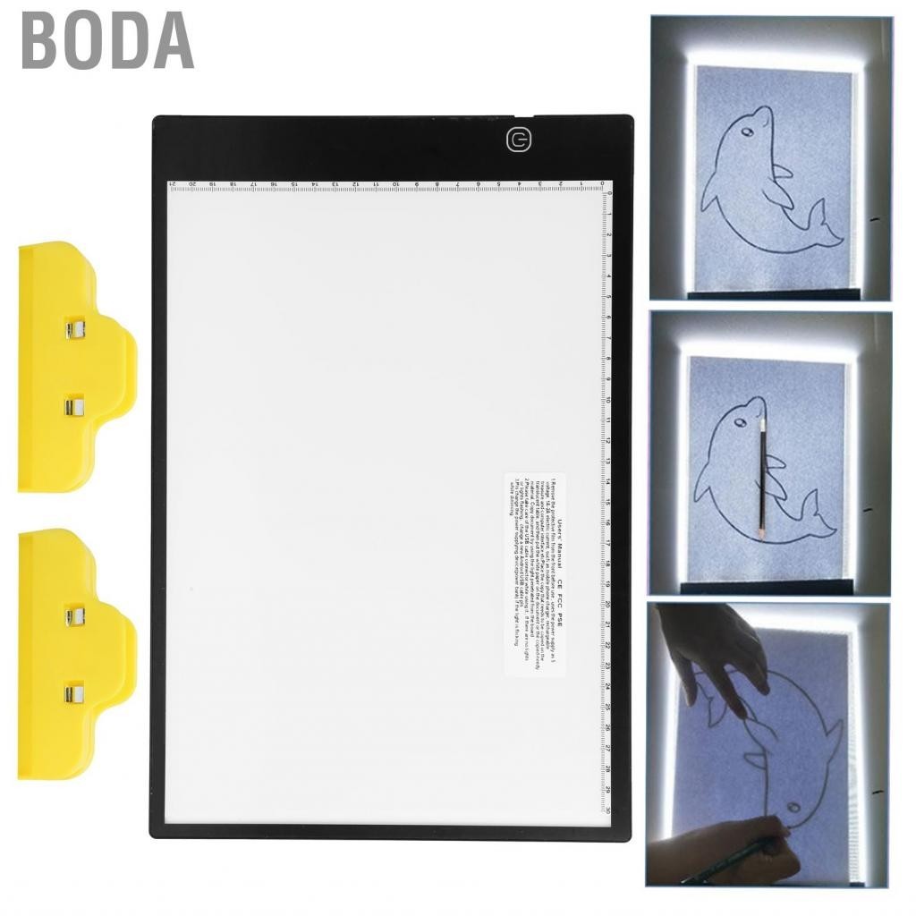 Boda Tracing Drawing Board LED Copy Pad A4 Light Box Ultra-Thin สำหรับ ...