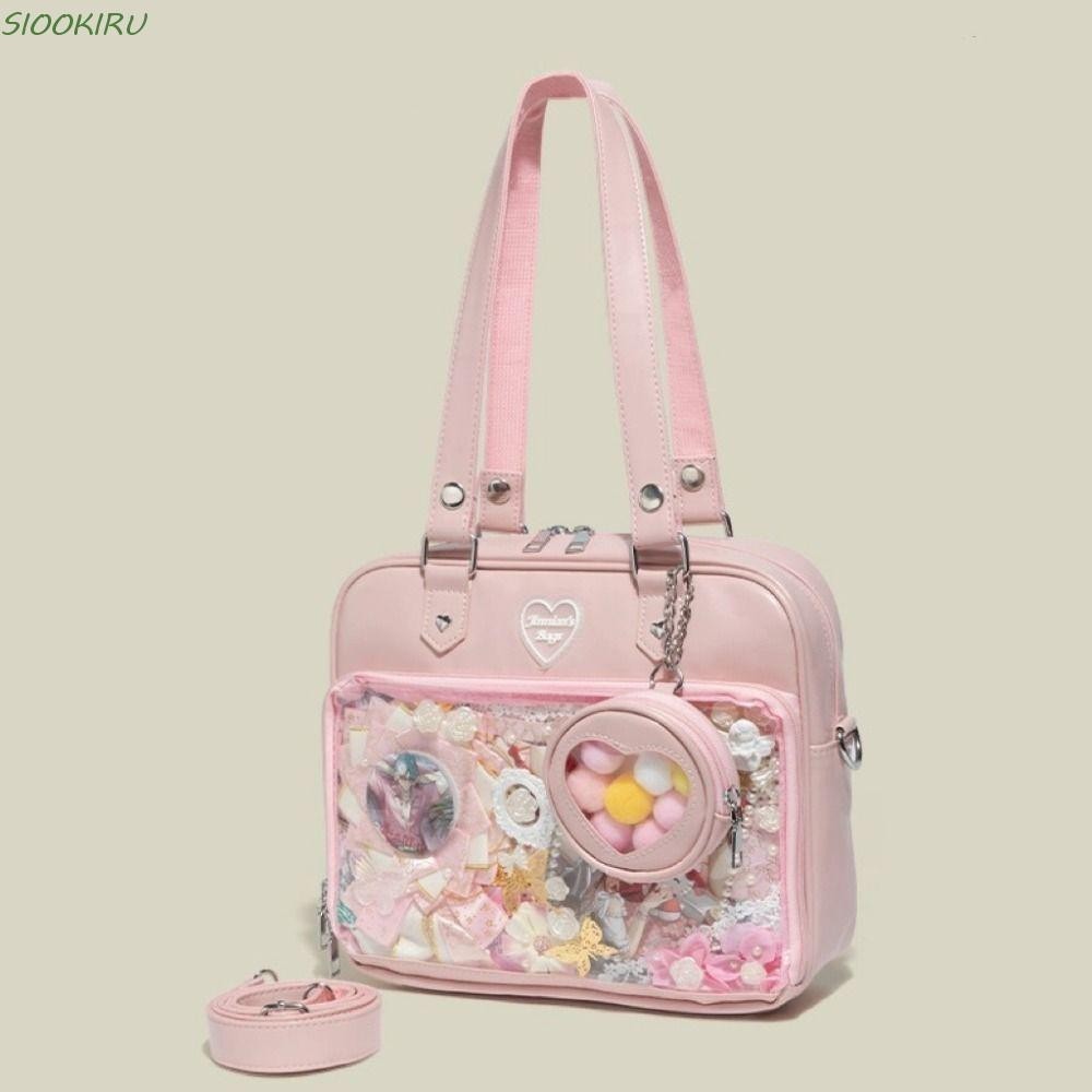 SIOOKIRU Small Ita Bag, Clear Multi-purpose Pin Display Bag,Crossbody ...
