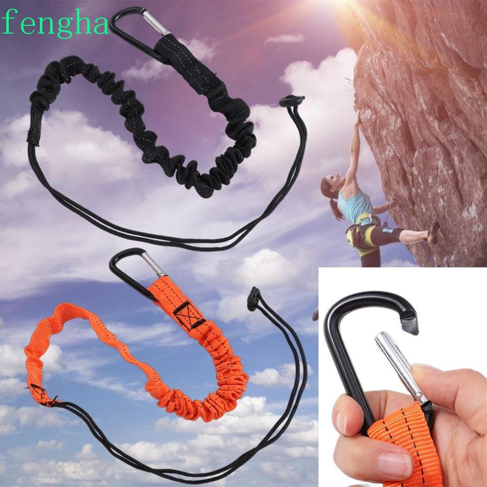Fengha Safety Bungee Tether, พร้อมตะขอเกี่ยวคาราบิเนอร์ Anti-Falling ...