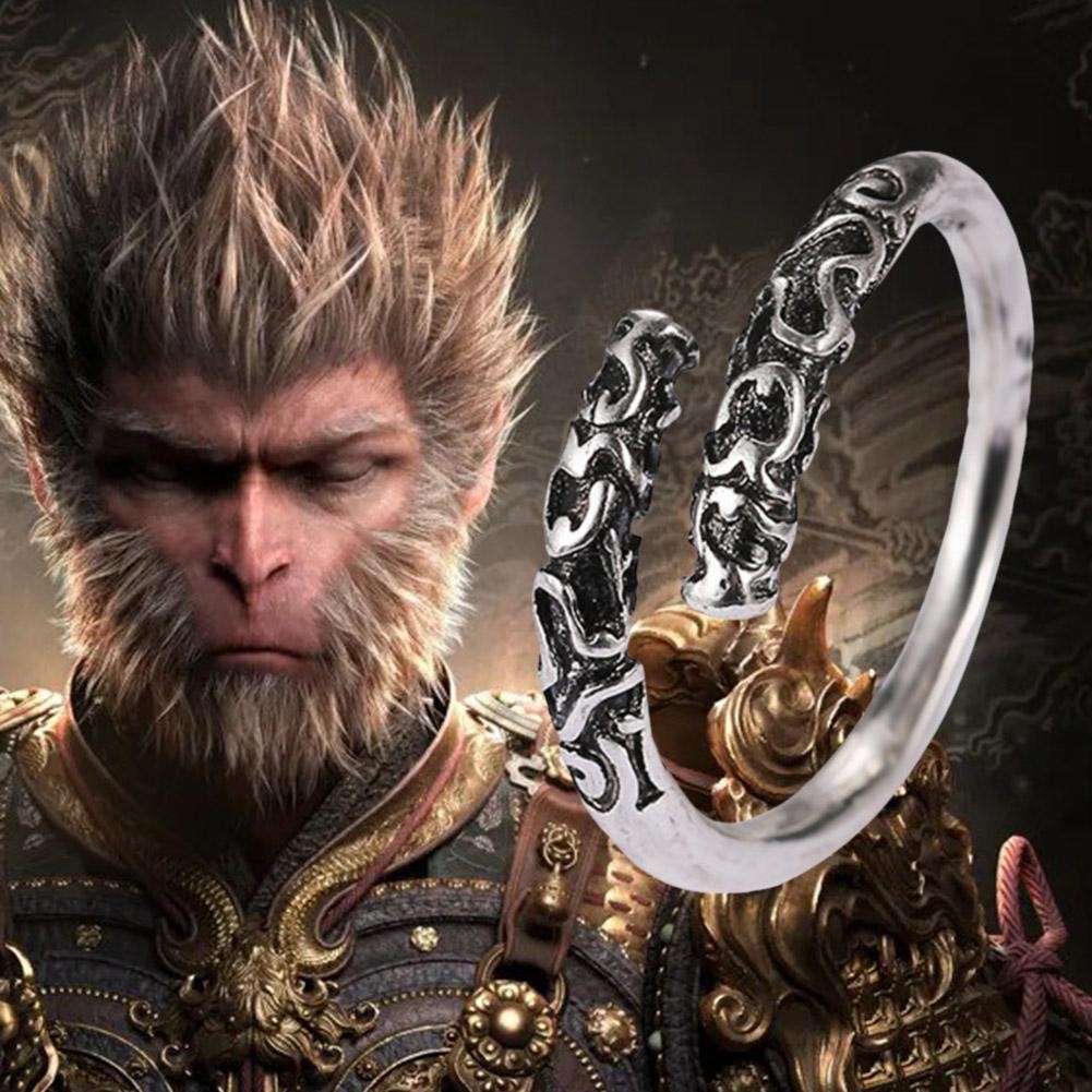 Mythical Wukong Magic แหวนผู้หญิงผู้ชายสไตล์จีน Vintage แหวนนิ้วมือ ...
