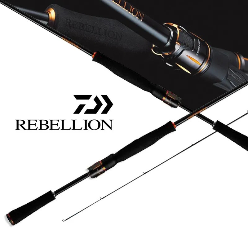 DAIWA rebellion Rod คุณภาพสูงคาร์บอนสูง FUJI SIC GUIDES Fast Action สองส่วน Bass Fishing ...