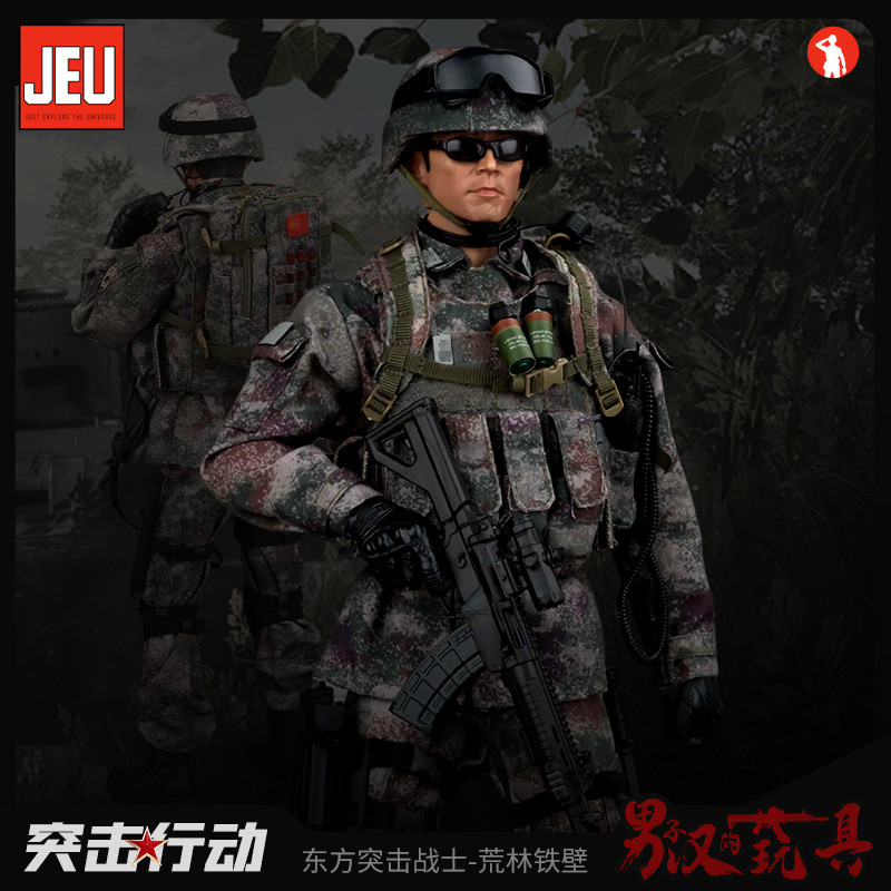 Jeu1/6 Soldier Hand-Made Model Army Army Iron Wall PLA Oriental Assault ...