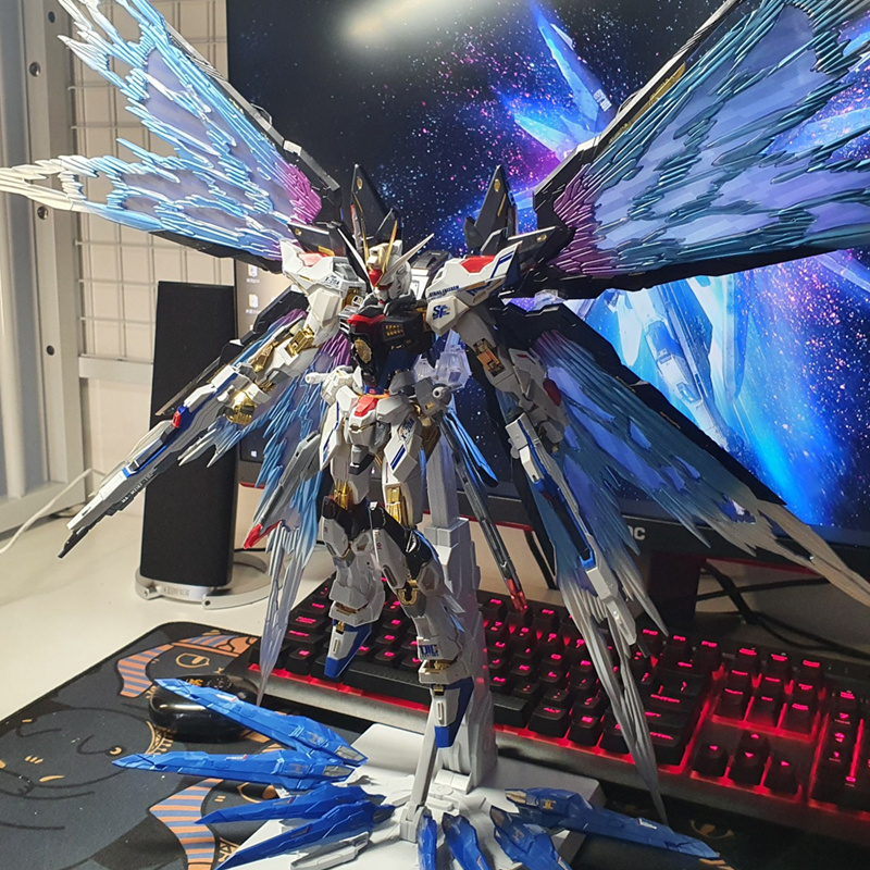 [] กันดั้มโมเดล MG Strike Freedom Single Light Wing Modified Special ...