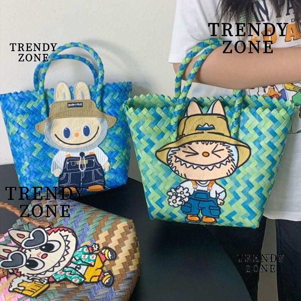 Trendysone Labubu Beach Bag, PVC กันน้ํา Labubu Crossbody Bag, ความจุ ...