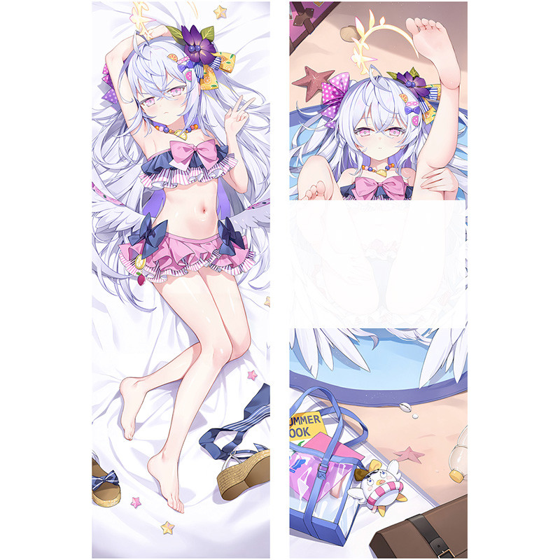 Shirasu Azusa Blue Archive Dakimakura อะนิเมะ Otaku 2-Side พิมพ์ Waifu Decor กอดหมอน Body Case ...