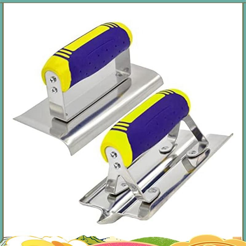 Super คอนกรีตมือ Edger และ Groover ชุดเครื่องมือ Silver & Blue Tiling ...