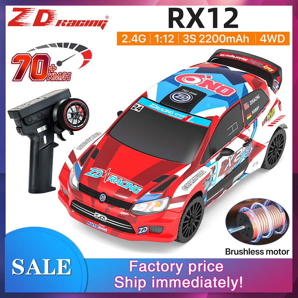 ใหม่ZD Racing RC รถ 1:12 Scale RX12 รถไร้แปรงถ่าน 70 กม./ชม.รถ 4WD ...