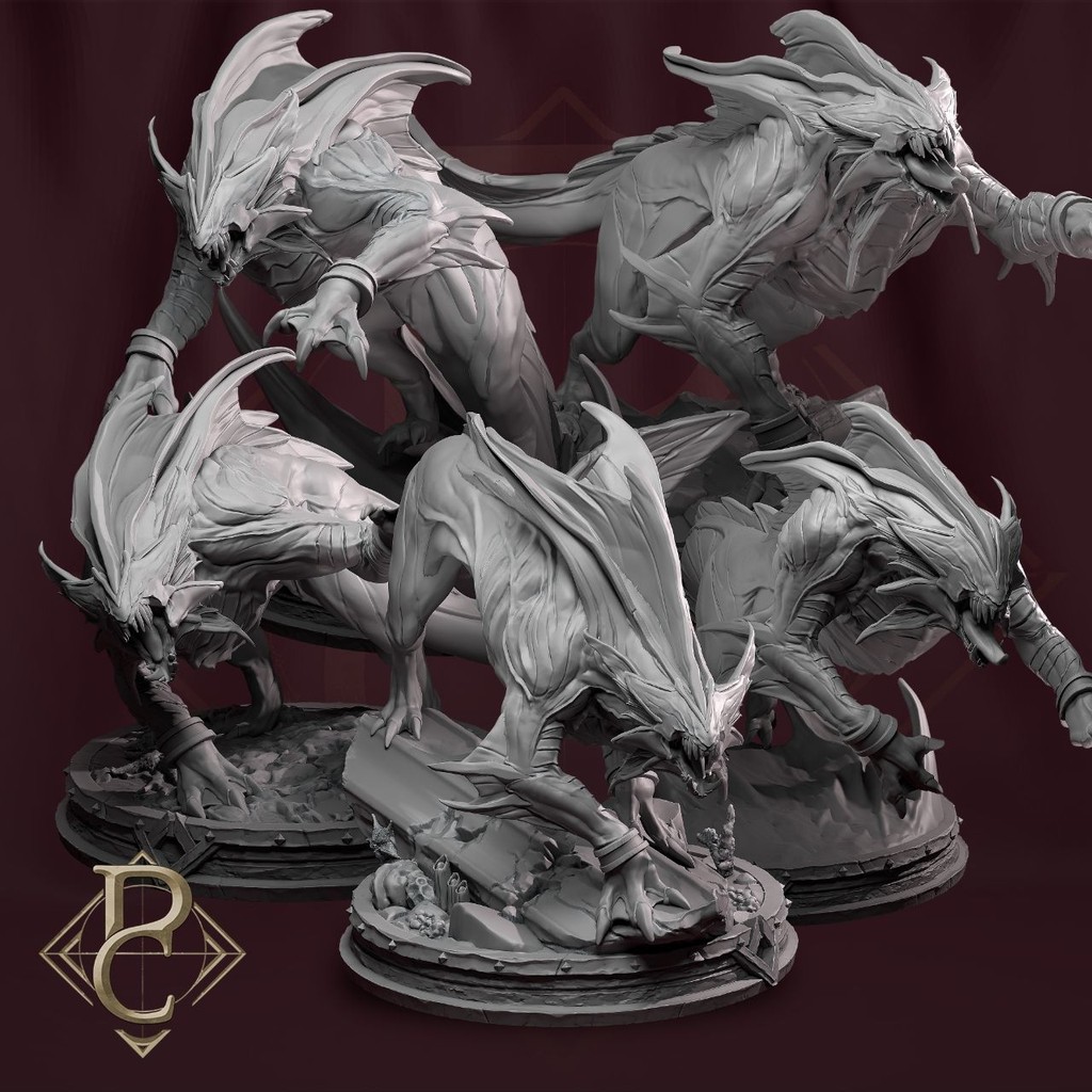 Sea Life Deep Sea Stalker Dungeon and the Dragon War Game 3d Printing ...