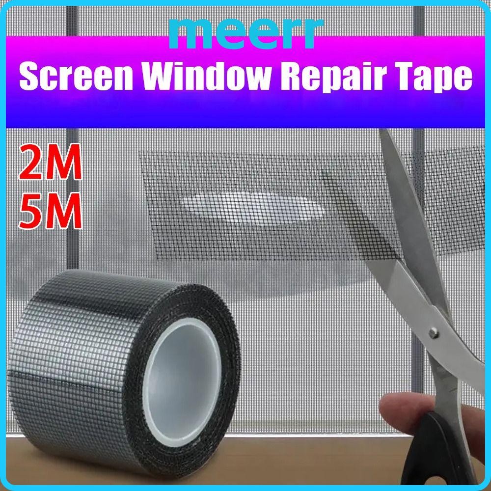 MEERR 1 ม้วนสติกเกอร์แพทช์หลุม, Fly Anti-mosquito Window Screen เทปซ่อม ...