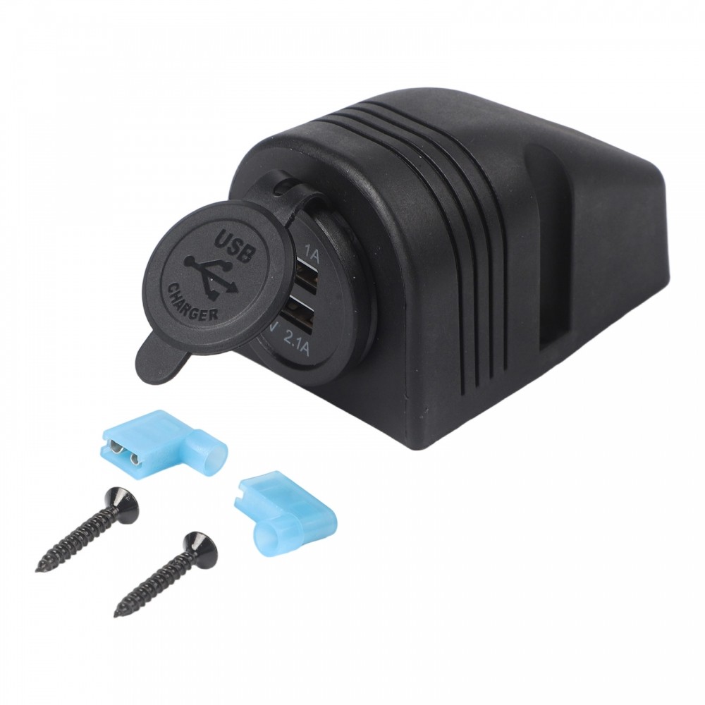 เรือ Motorhome Camper Van Caravan Socket Surface Mount Twin USB กันฝุ่น ...