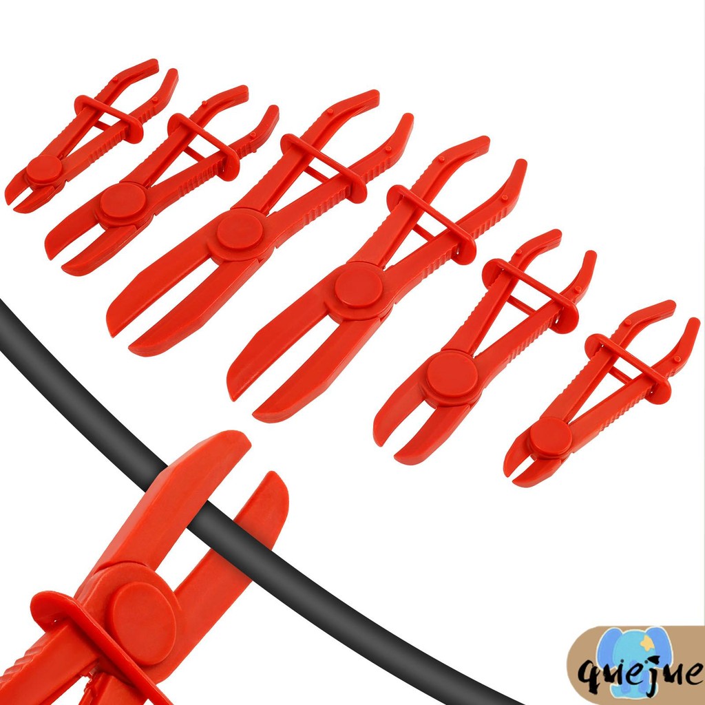 6 ชิ้น Ratchet ล็อคท่อ Clamp Plier ความพยายาม Pinch Clamp Plier ท่อหยิก ...