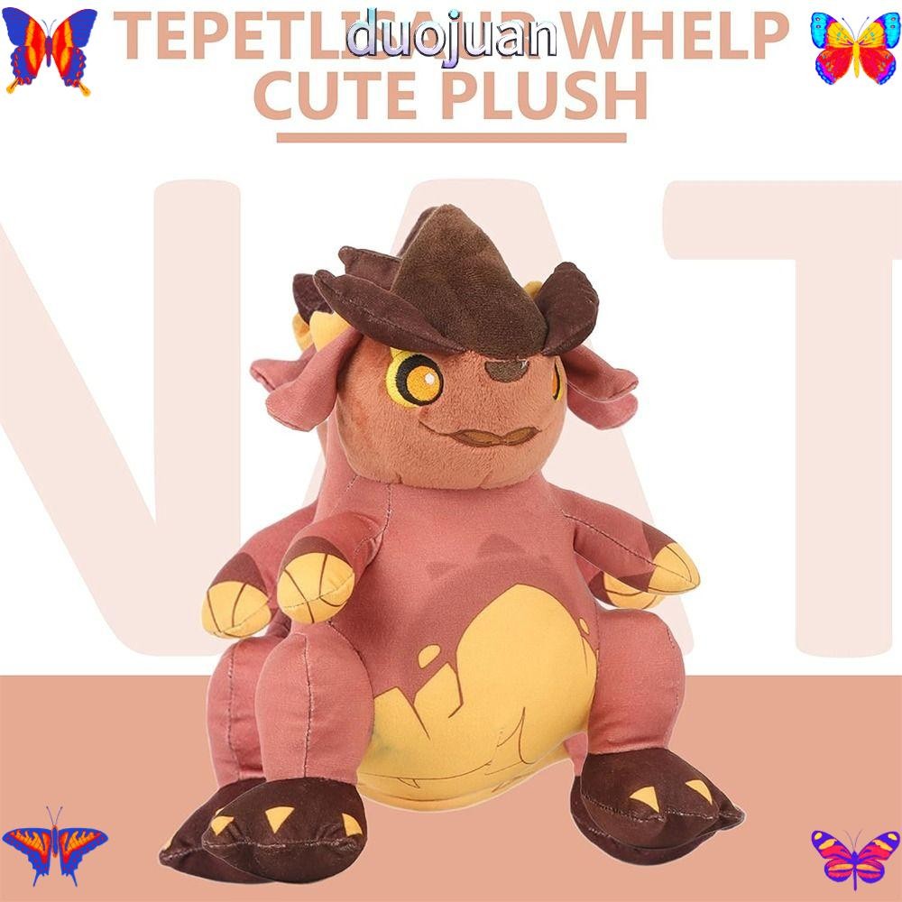 DUOJUAN 10 นิ้ว Natlan Dragon Whelp รูปตุ๊กตา,ตุ๊กตาน่ารัก Genshin ...