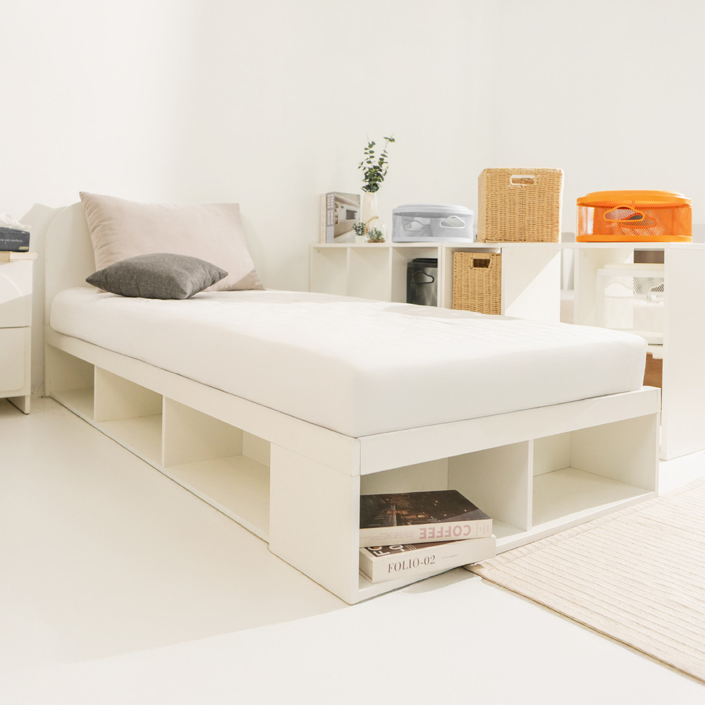 SB Design Square เตียง 3 ฟุต KC-PLAY รุ่น DINGI สีขาว (98x208x80 ซม. ...