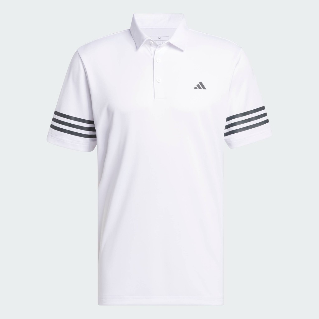 adidas Golf 3-Stripes Polo Shirt Men White IU4359 | Shopee Thailand