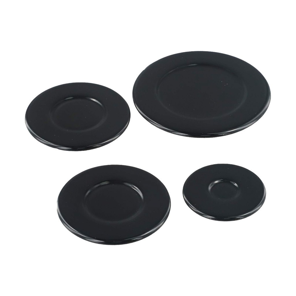 Universal Cooker Hob Gas Burner Cap Set 4 ชิ้นเข้ากันได้กับเตาแก๊สส่วน ...