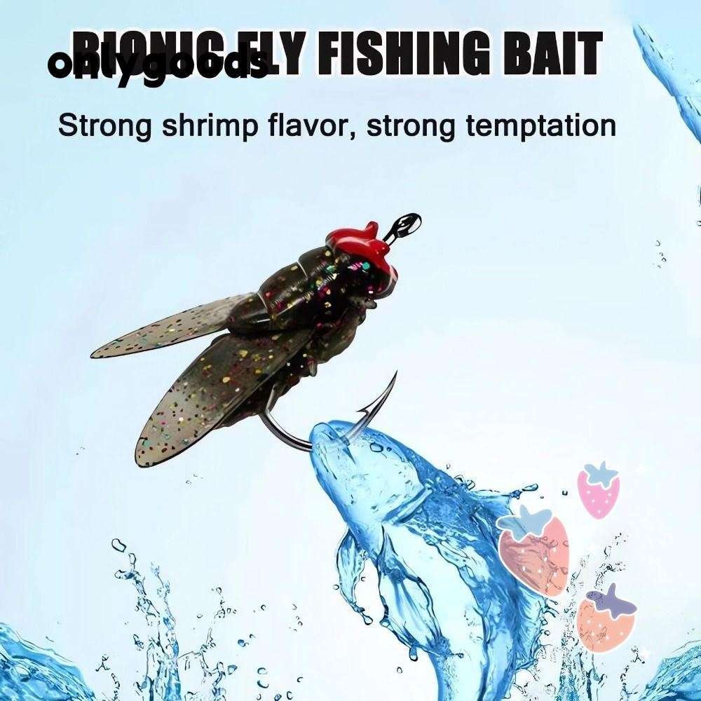 เท่านั้น 20 ชิ้น Bionic Fly เหยื่อตกปลา, แมลงวันรอกปินเนอร์เหยื่อตกปลา ...