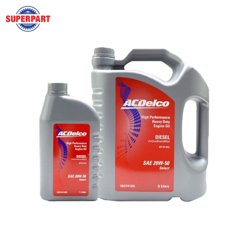 น้ำมันเครื่อง ACDELCO-DIESEL SELECT CF-4(20W50)6L แถม1L (19374125 ...