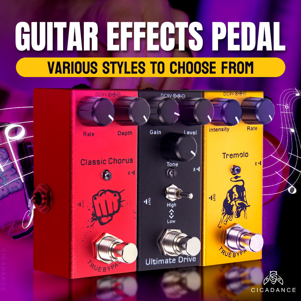 Electric Guitar Effects Pedal เอฟเฟคกีตาร์ เอฟเฟคกีตาร์ไฟฟ้า บล็อก ...