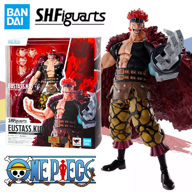 Bandai Original SHFiguarts SHF ONE PIECE EUSTASS.KID Luffy กฎหมายอะนิเ ...