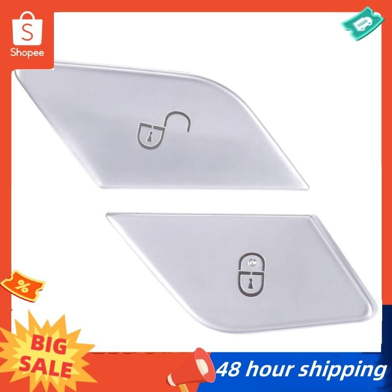 พร้อมสต็อก ปุ่มสวิตช์ล็อคประตูด้านหน้าขวารถยนต์ฝาครอบสวิตช์ล็อครถยนต์ ...