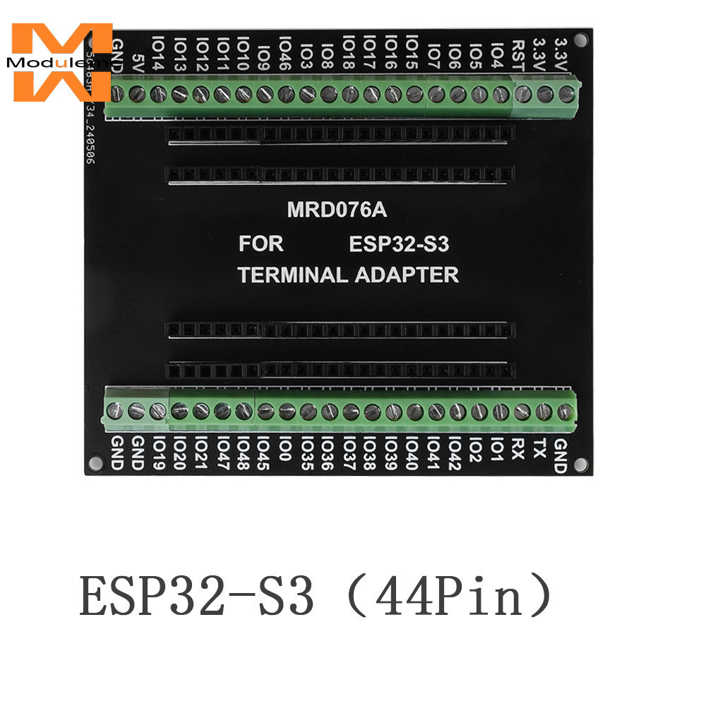 Esp32-s3 GPIO บอร์ดพัฒนา IoT บอร์ดขยาย 44PIN สําหรับ N8R2/N16R8 ...