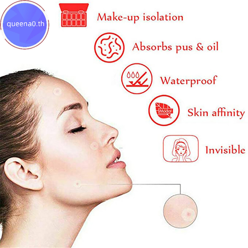 Queena0 36 ชิ้น Skin Tag & Acne Patch Hydrocolloid Acne and Skin Tag ...