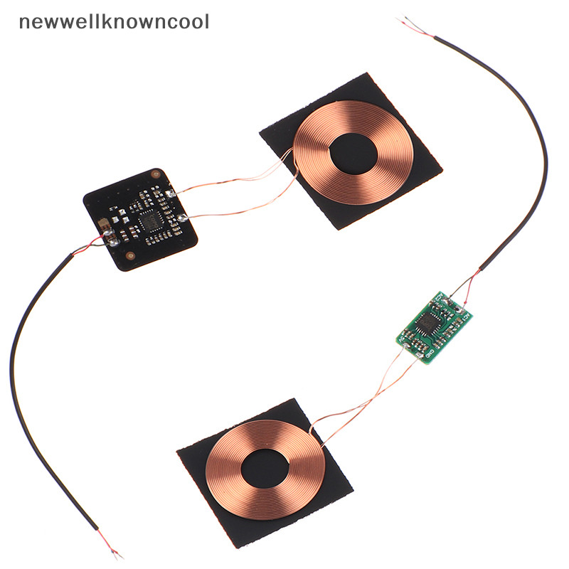 ใหม่wellknowncool Qi Wireless Charging Coil Receiver โมดูลแผงวงจรชาร์จ ...