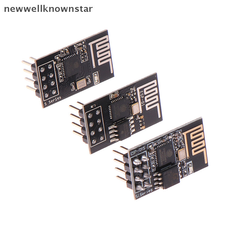 Newwellknownstar ESP-01S โมดูล WIFI 8Pin พอร์ตอนุกรมไปยังโมดูล WIFI ไร้ ...