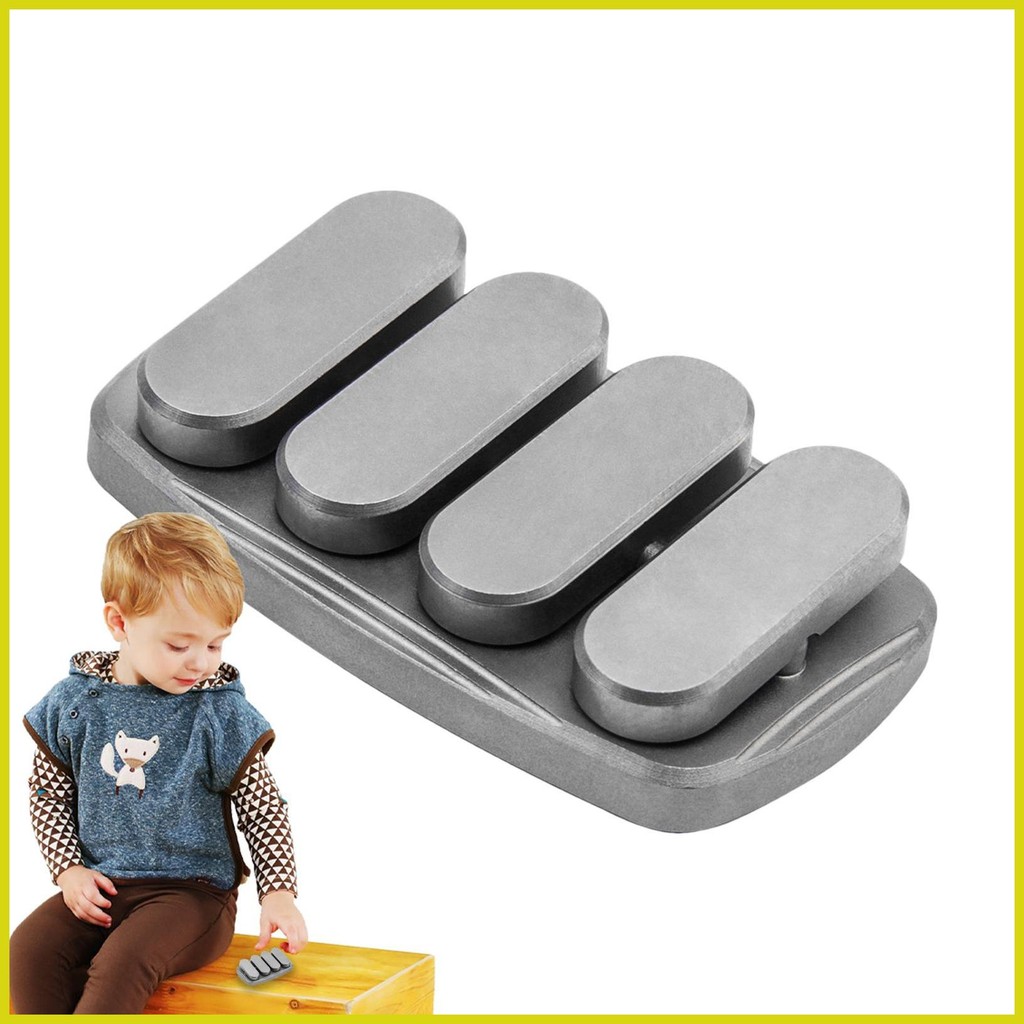 Fidget ของเล่นโลหะ Clicker โลหะ 4 คีย์ Fidget Clicker Haptic Slider ...