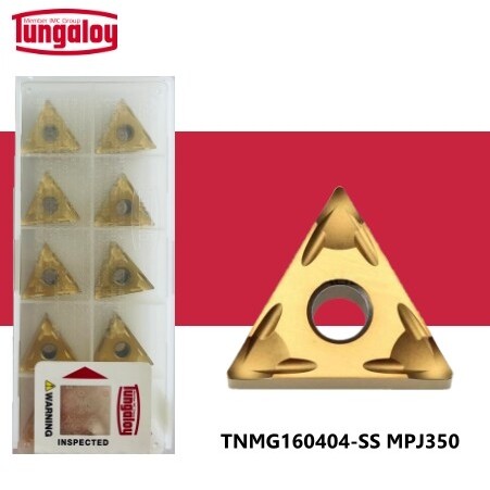 เม็ดมีด Inserts T16 เม็ดสองหน้า มุม 04 TNMG160404-SS MPJ350 กลึงงาน Stainless | Shopee Thailand