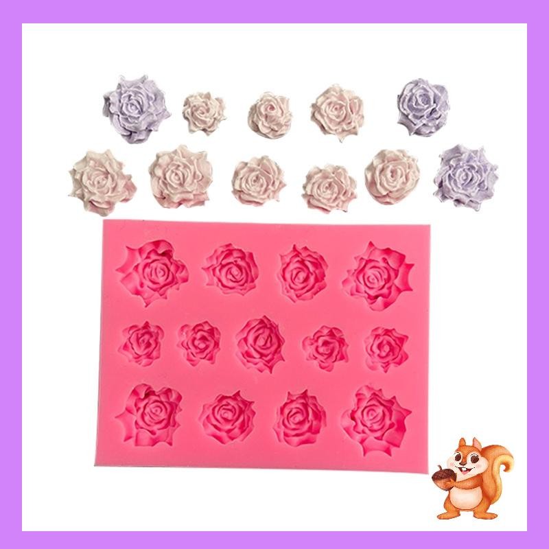 Siy 3D Fondant ดอกไม้ประณีตช็อกโกแลต Candy Molds Polymer Craft Art DIY ...