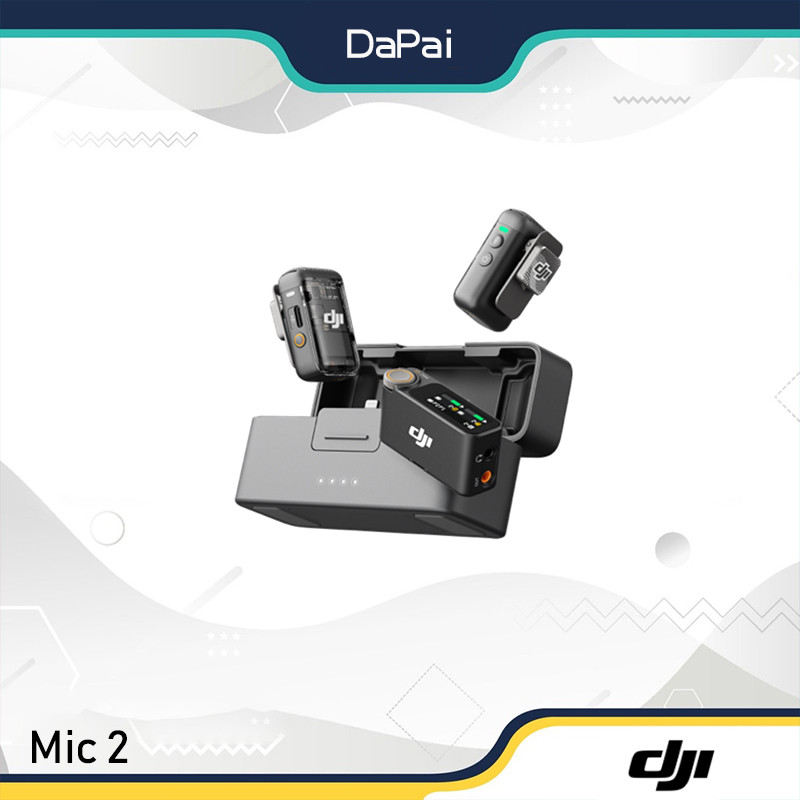 DJI Mic 2 professional sound quality wireless microphone for live ...