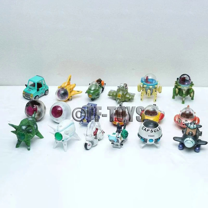 Anime Dragon Ball Capsule Spaceship Vegeta goku space pod PVC Statue ...
