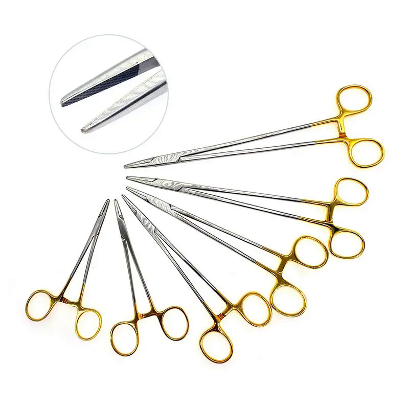 Insert Stainless Steel Needle Holder Surgical Tools Pet Veterinary ...