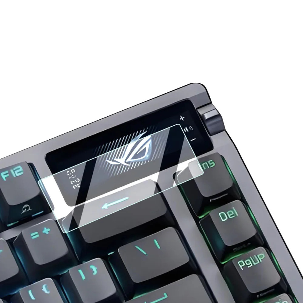 พรีเมี่ยมป้องกันหน้าจอฟิล์มกระจกนิรภัยสําหรับ ASUS ROG Azoth Extreme 75 ...
