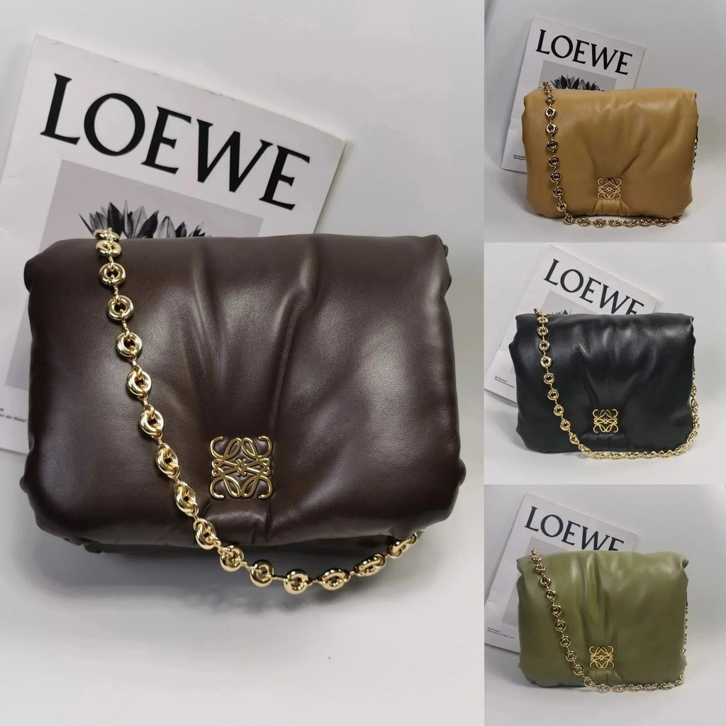 LOEWE กระเป๋า Messenger ฤดูใบไม้ร่วง 2022 ผ้าฝ้ายคุณภาพสูง สำหรับ 여성 ...