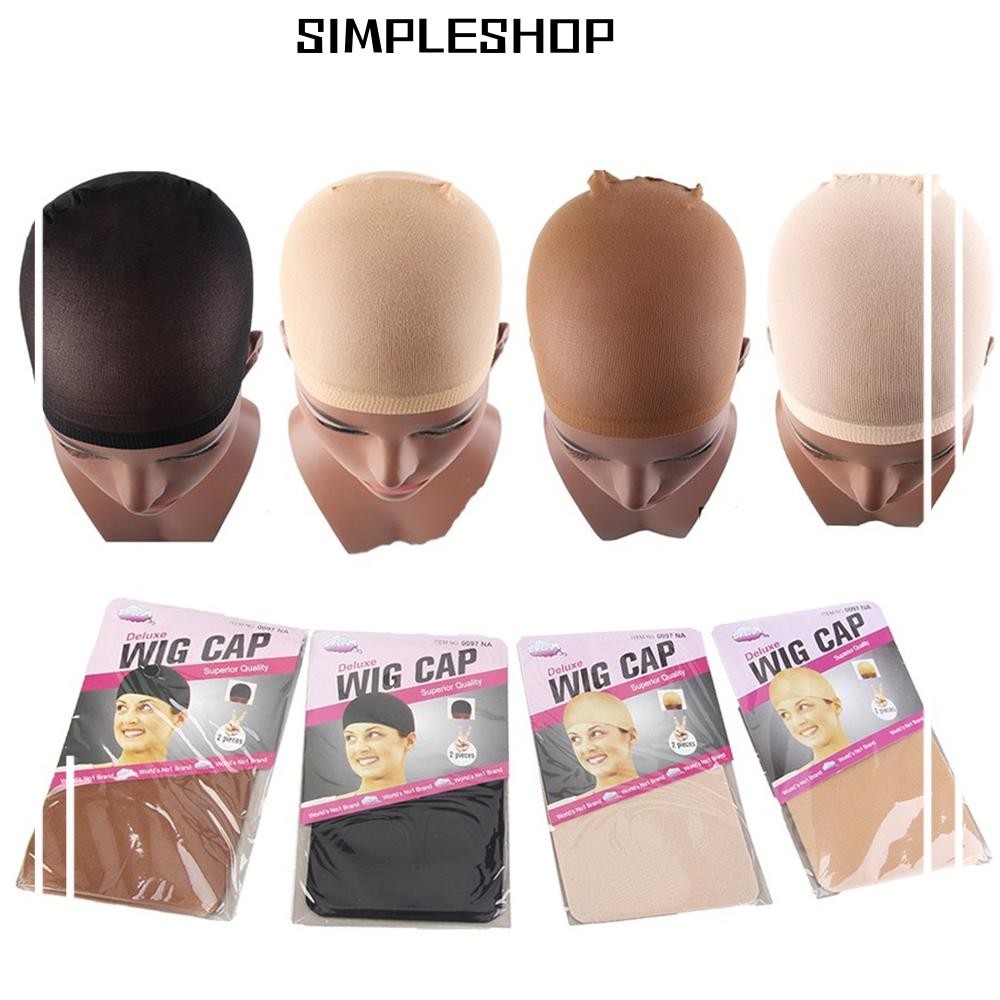 SIMPLESHOP 2 ชิ้น/แพ็คHairnets ยืดหยุ่นสำหรับคอสเพลย์และปาร์ตี้ | Shopee Thailand