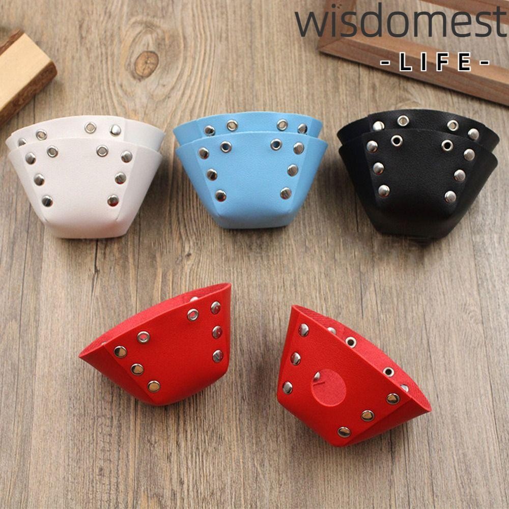 WISDOMEST Roller Skate Toe Caps, PU หนัง 5 สี Roller Skating Cap, 105* ...