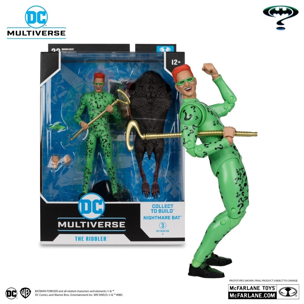 McFarlaneand Forever Batman Robin Riddler Riddler Kim Carrey พร้อมโมเดล ...