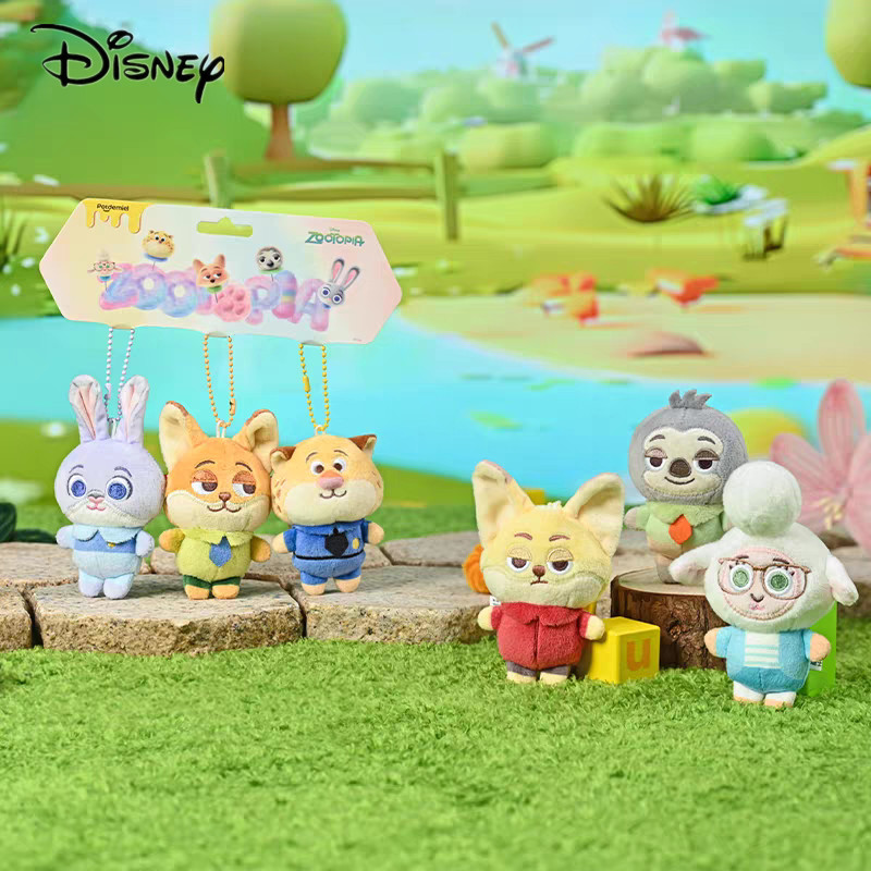 Disney Stitch Angel Zootopia Judy Nick พวงกุญแจ Combo ชุดทนทานโลหะ ...