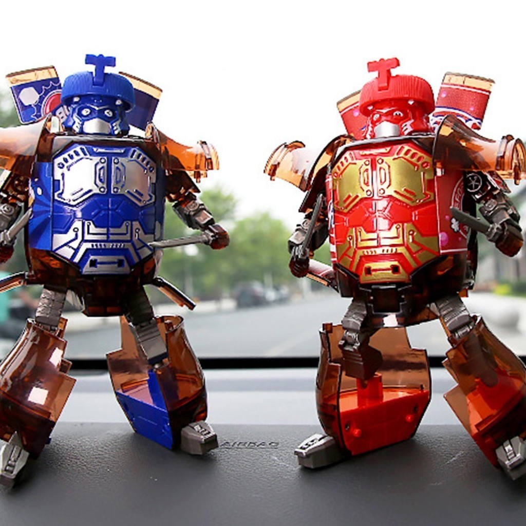 Transforming Soda Bottle หุ่นยนต์ของเล่นเด็ก Interactive Toys ...